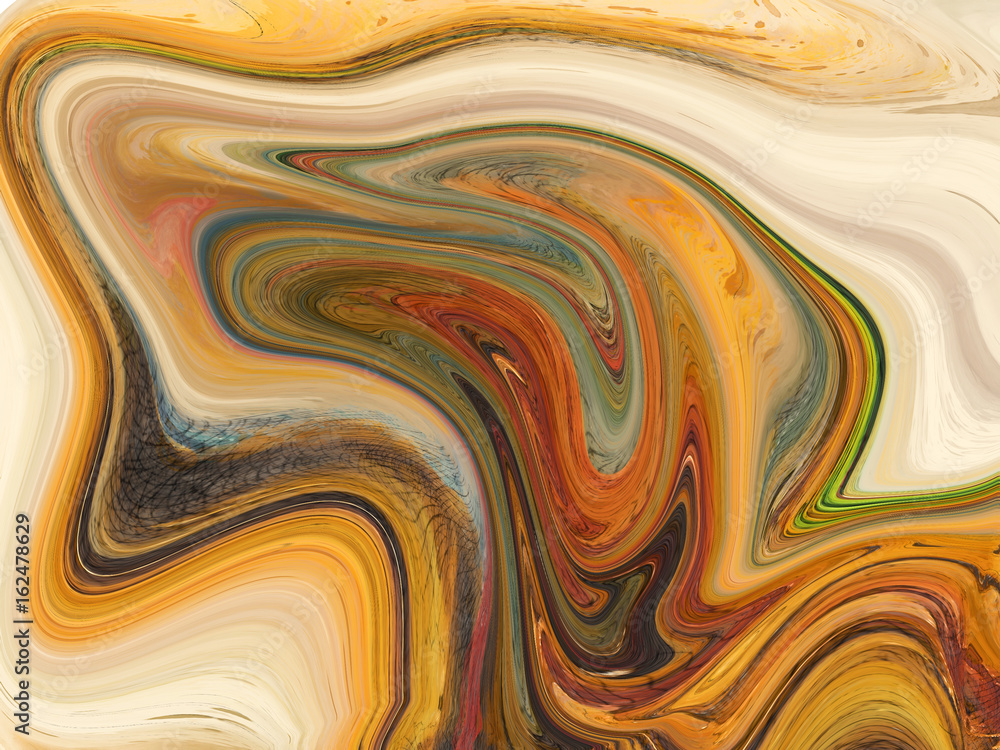 Juicy color mix painting with marbling. Marble texture. Paint splash ...