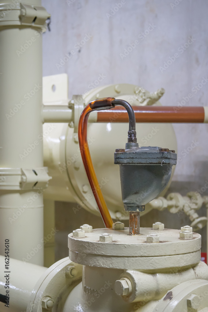 oil vapor pipe ventilation for better air quality Stock Photo | Adobe Stock