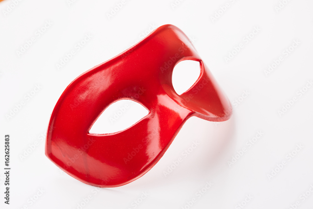 red mask Stock Photo | Adobe Stock