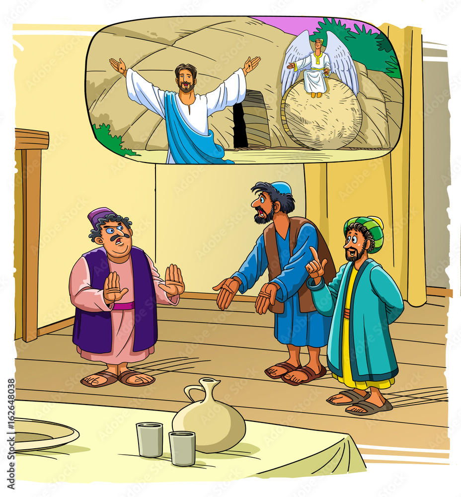 Jesus Talking With Disciples