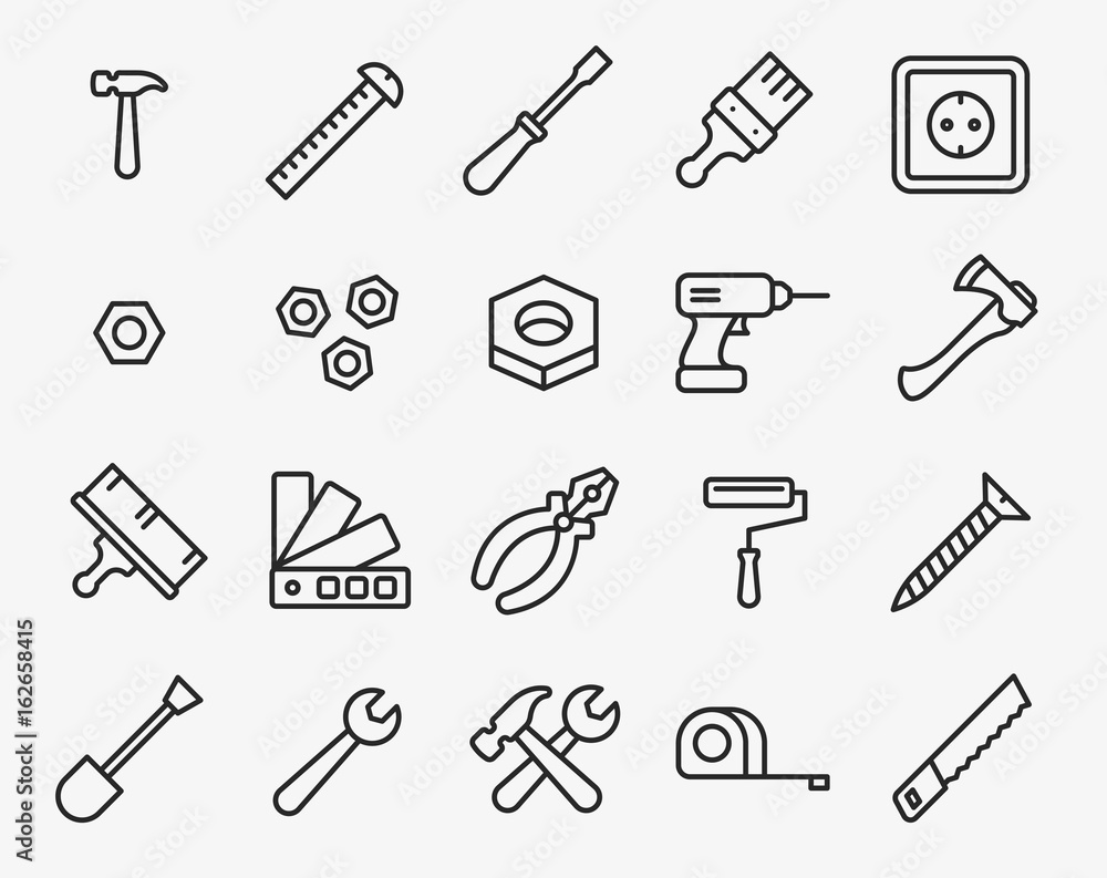Flat Tool Icon