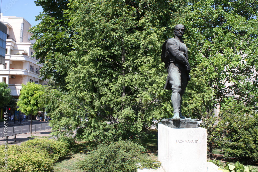 Statue of Vasilije Vasa Carapic in Belgrade, known as the Dragon from ...