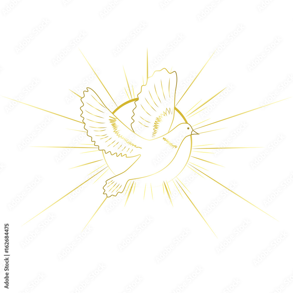 Christianity symbols. Gold color design. Stock Vector | Adobe Stock