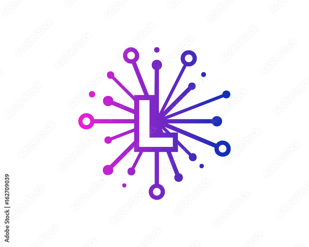Share Letter L Icon Logo Design Element Stock Vector | Adobe Stock