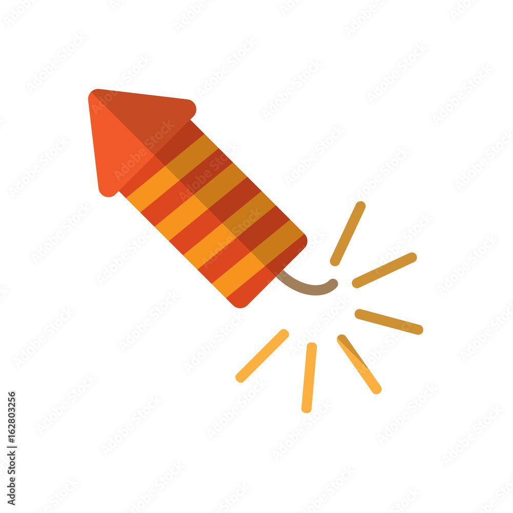 Firework Rocket Vector