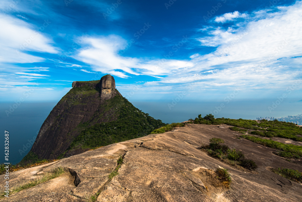 Pedra da Gavea Mountain Peak, Famous Rock Formation in Rio de Janeiro ...