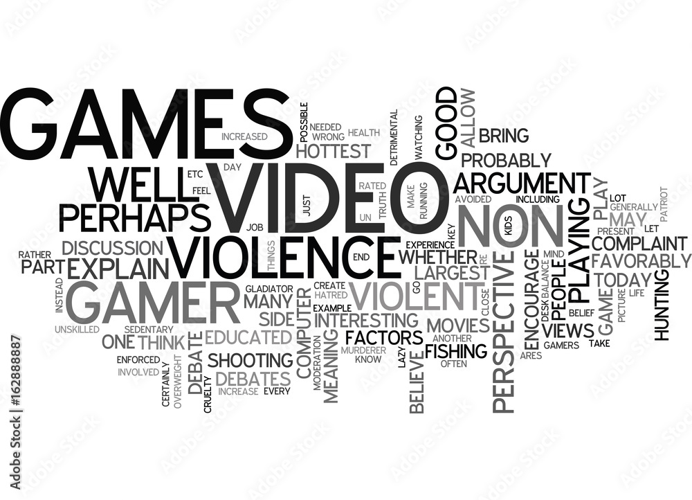 ARE VIDEO GAMES GOOD A NON GAMER S PERSPECTIVE TEXT WORD CLOUD CONCEPT