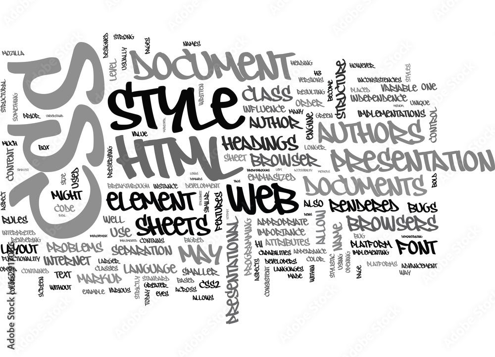 WHAT YOU NEED TO KNOW ABOUT CSS TEXT WORD CLOUD CONCEPT Stock Vector ...