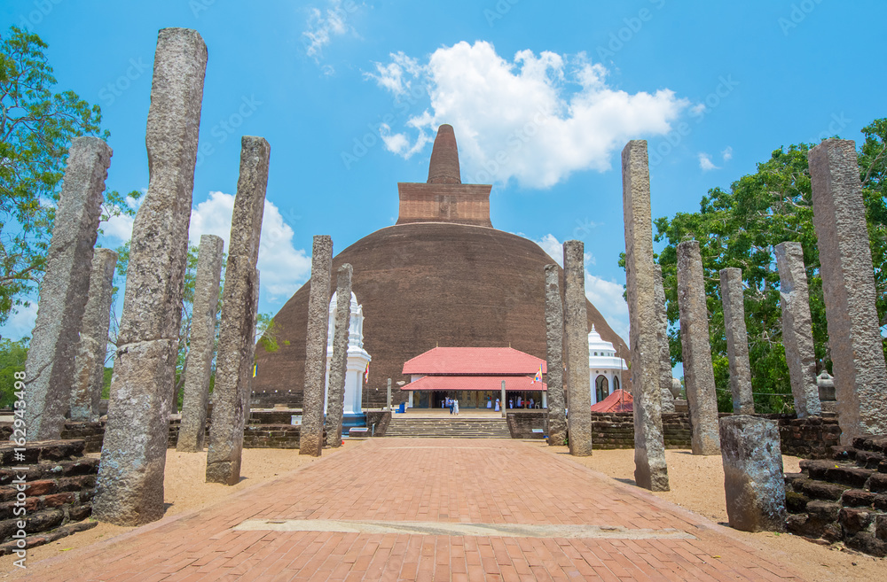 The Ruins Of Anuradhapura, Sri Lanka. Anuradhapura Is The First Most ...
