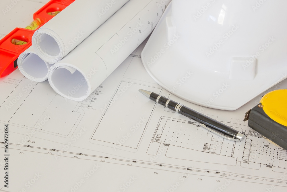 Engineering diagram blueprint paper drafting project sketch ...