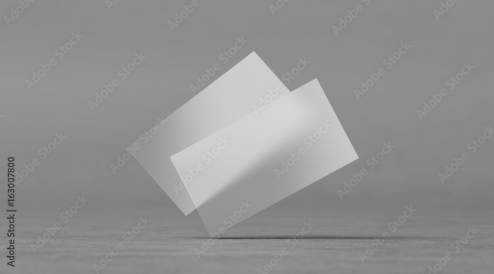 Transparent Business Cards Template