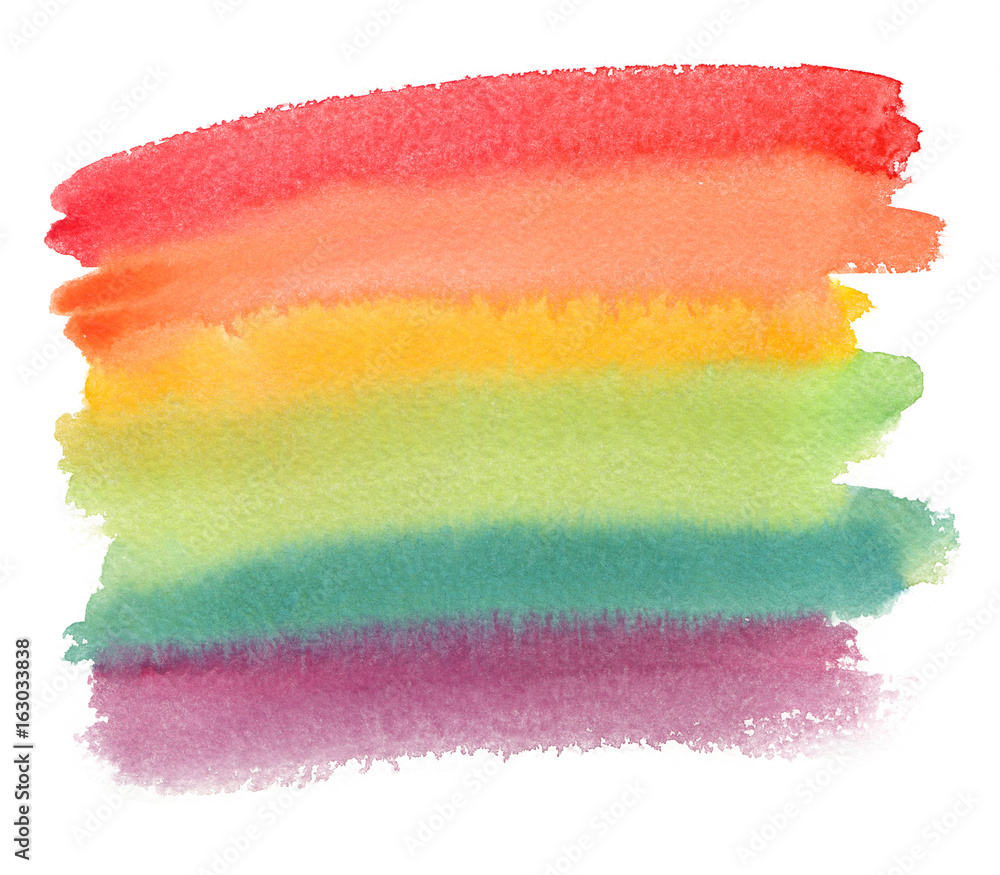 Horizontal Rainbow Stripes