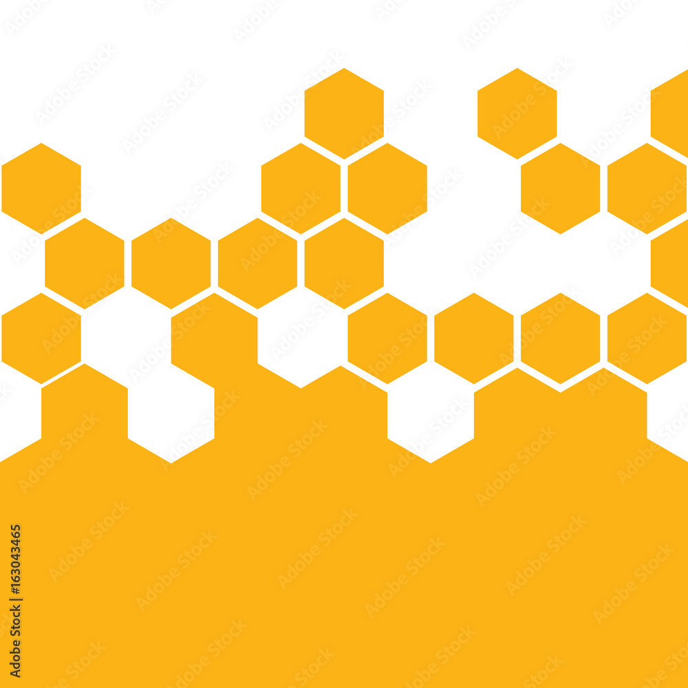 Waben Hintergrund Stock-Vektorgrafik | Adobe Stock