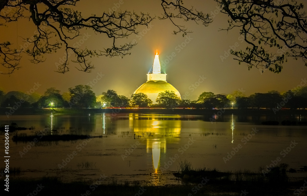 HDR Photography Of The Ruins Of Anuradhapura, Sri Lanka. Anuradhapura Is The First Most Ancient ...