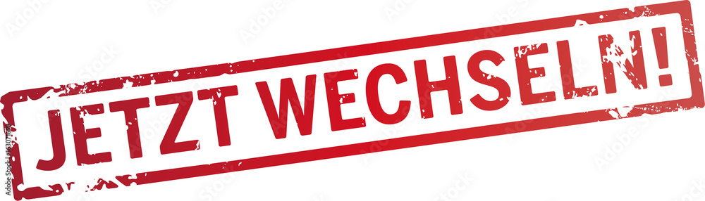 roter stempel jetzt wechseln Stock Vector | Adobe Stock