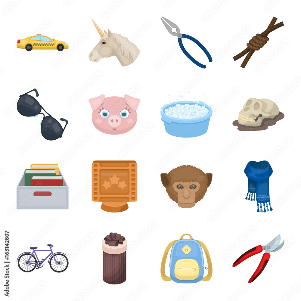 Taxi, cleaning, animals and other web icon in cartoon style.History ...