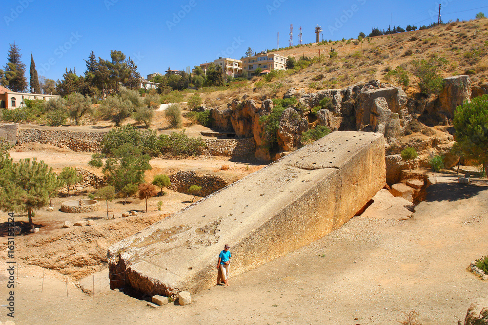 The Stone of the Pregnant Woman - a Roman monolith in Baalbek (ancient ...