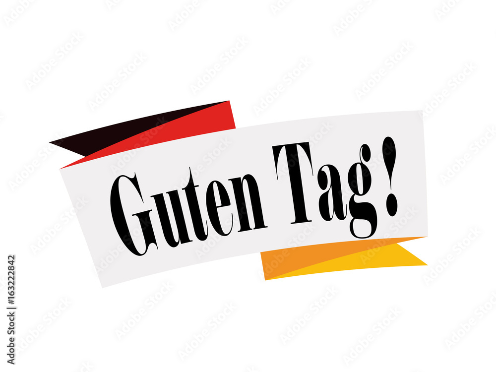Guten Tag Stock Vector | Adobe Stock