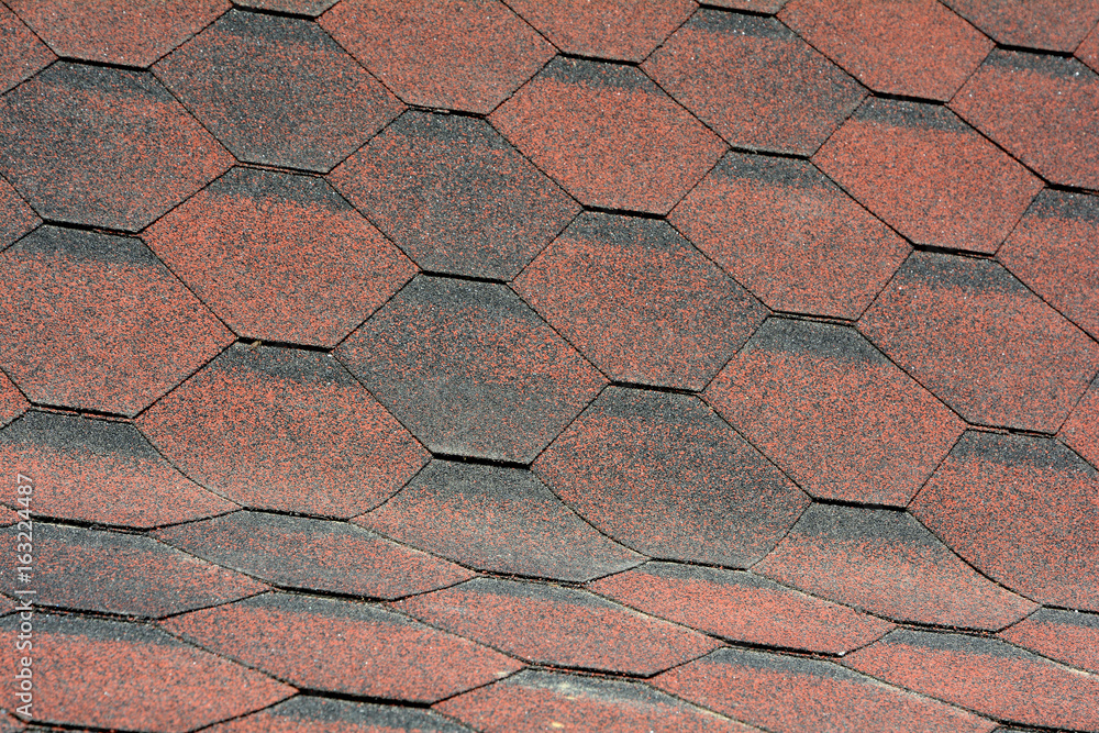 Asphalt Roofing Shingles Background. Roof Shingles - Roofing. Stock ...