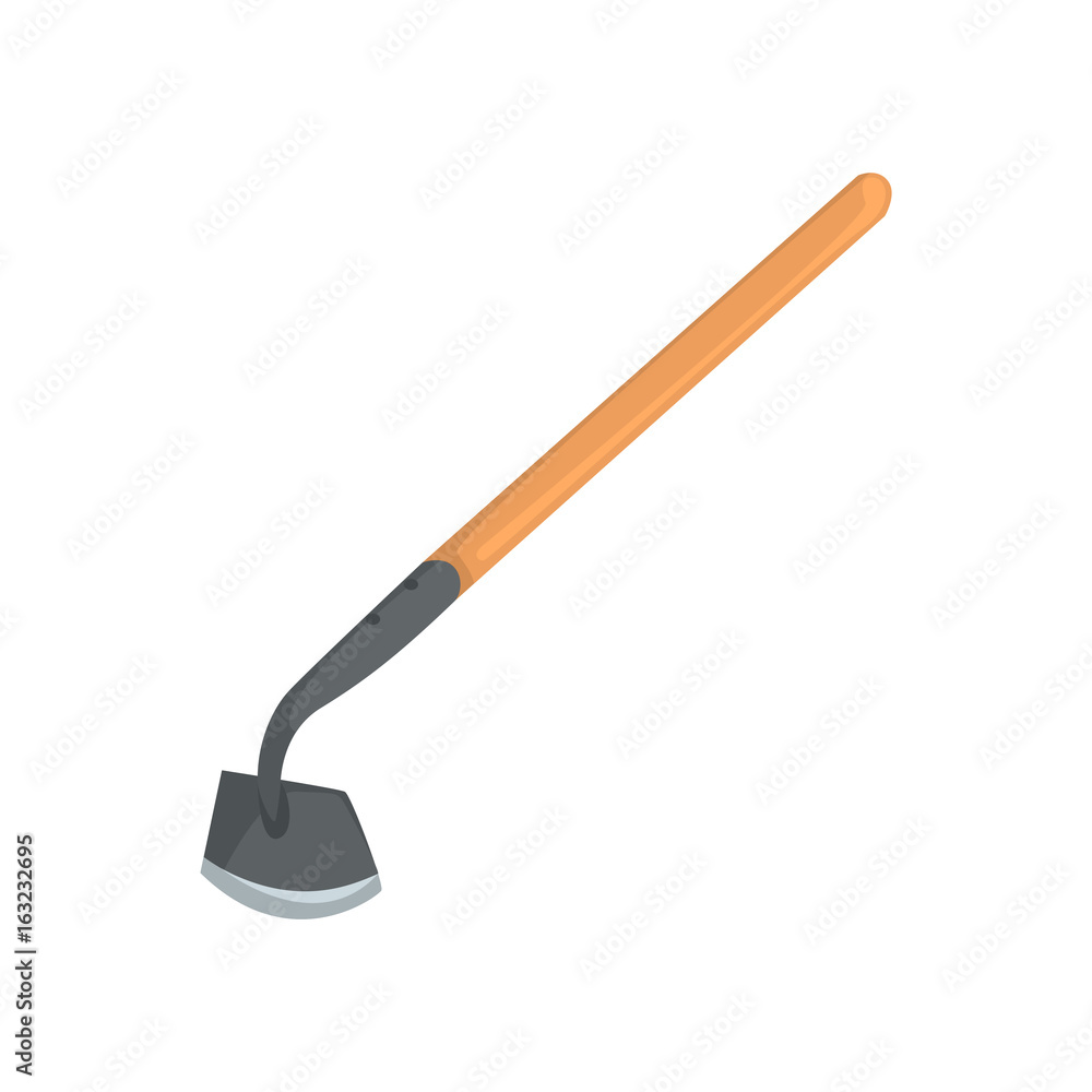 Photo & Art Print Garden hoe, agriculture tool cartoon vector ...