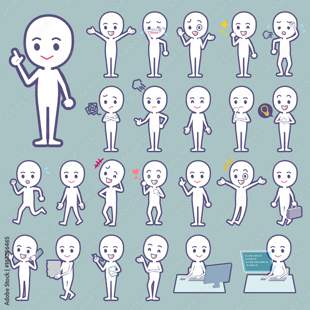 Stick figure Stock Vector | Adobe Stock