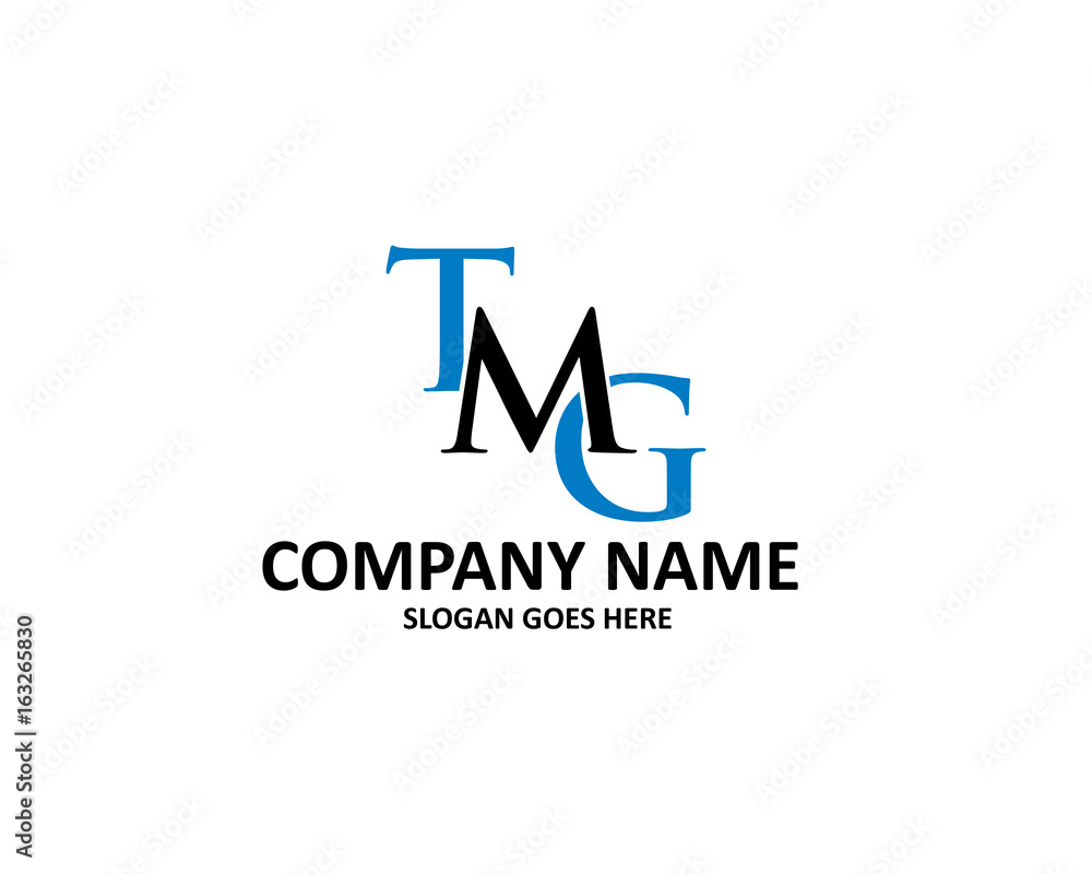 TMG Letter Logo Stock Vector | Adobe Stock
