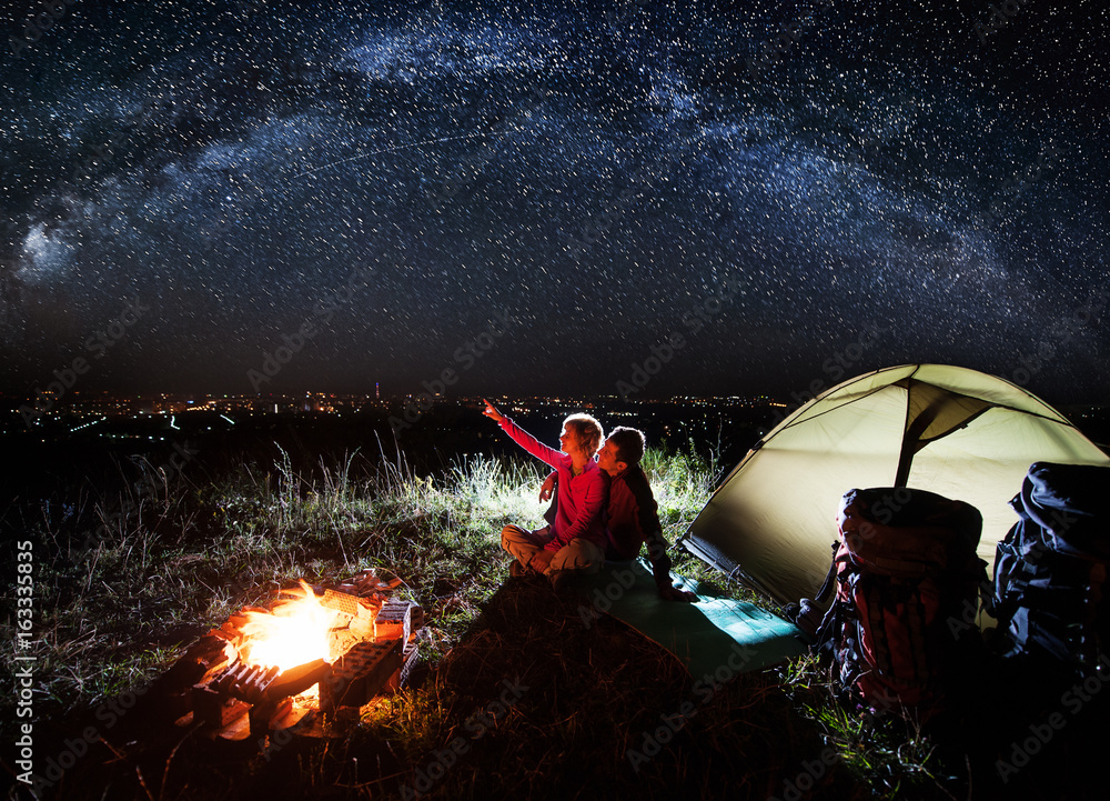 Night Camping Scenes