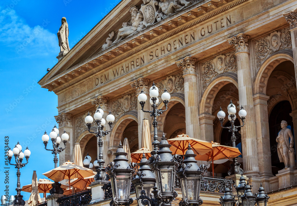 The original opera house in Frankfurt is now the Alte Oper (Old Opera ...