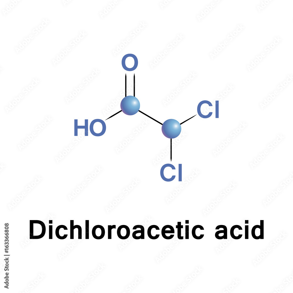 Dichloroacetic acid, sometimes called bichloroacetic acid, is the ...
