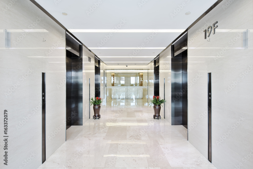 Modern Elevator Lobby