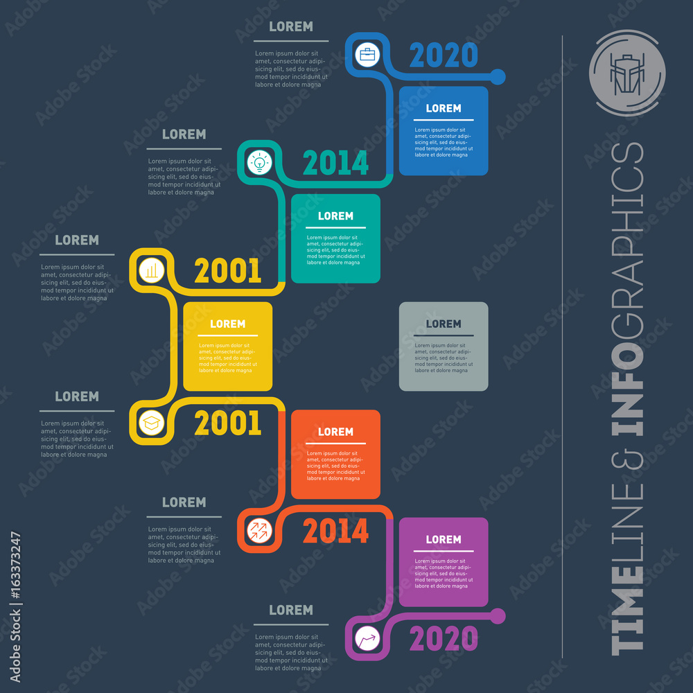 Infographic Technology Timeline
