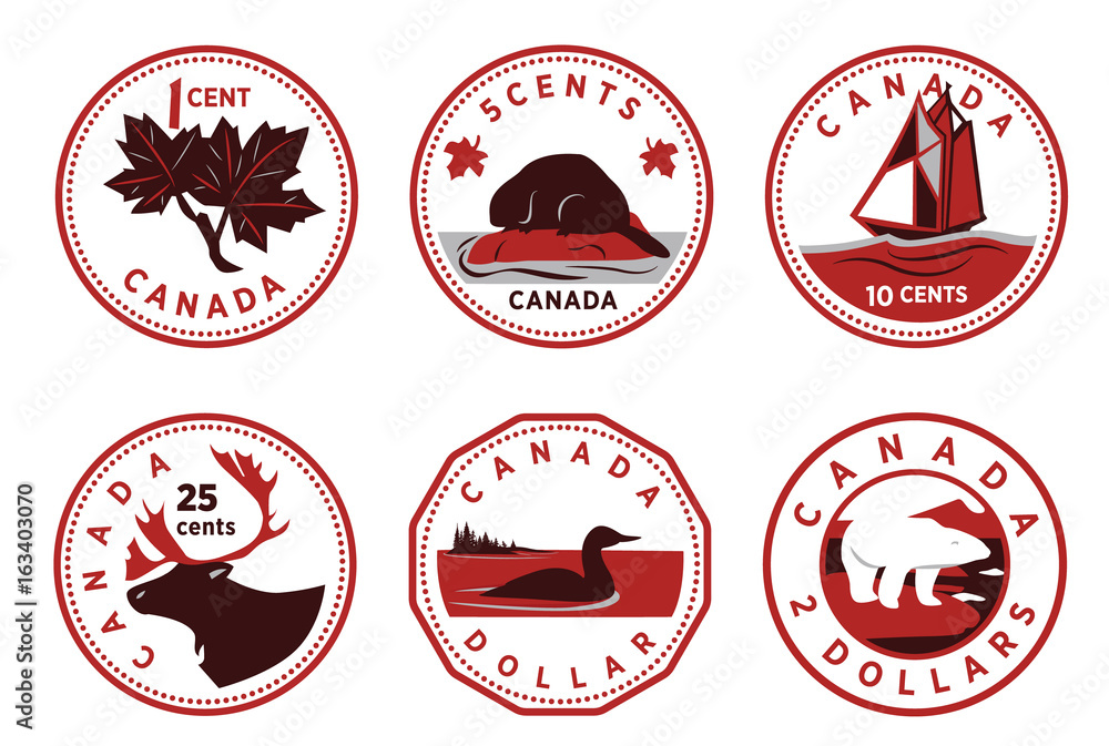 Canadian Penny Clip Art