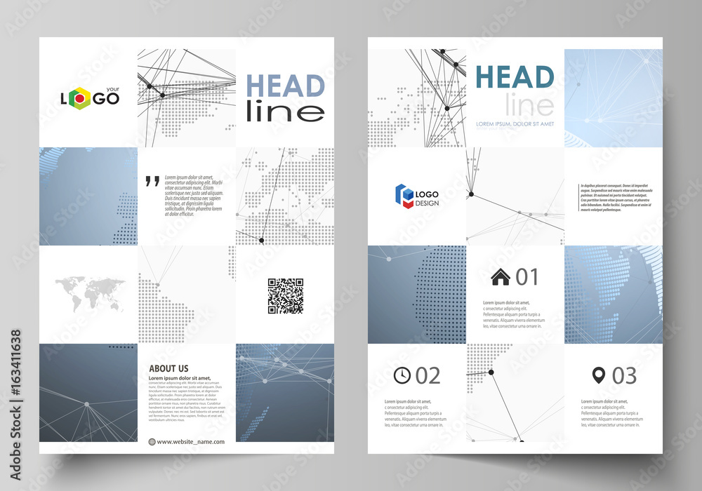 Fototapeta mapa świata dla dzieci World globe on blue. Global network ...