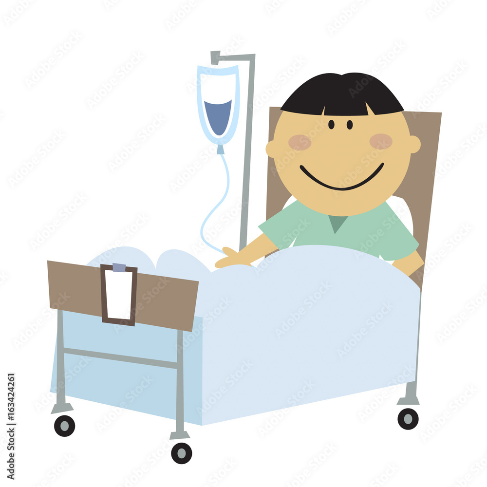 Child In Hospital Clip Art