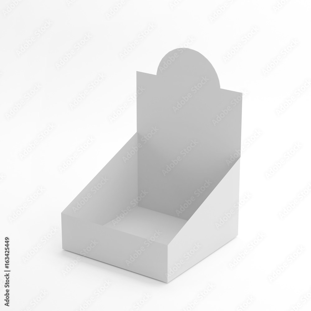 POS POI Cardboard Blank Empty Display Show Box Holder For Advertising ...