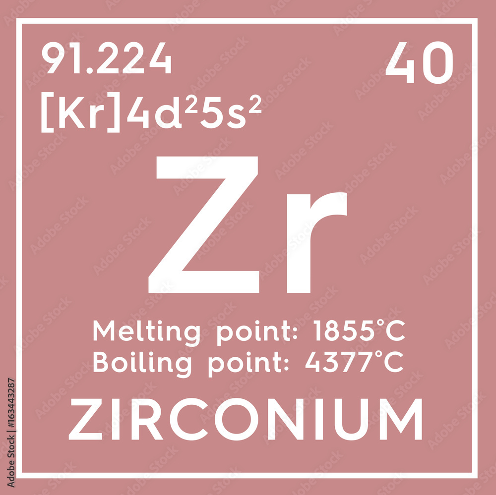 Periodic Table Zirconium