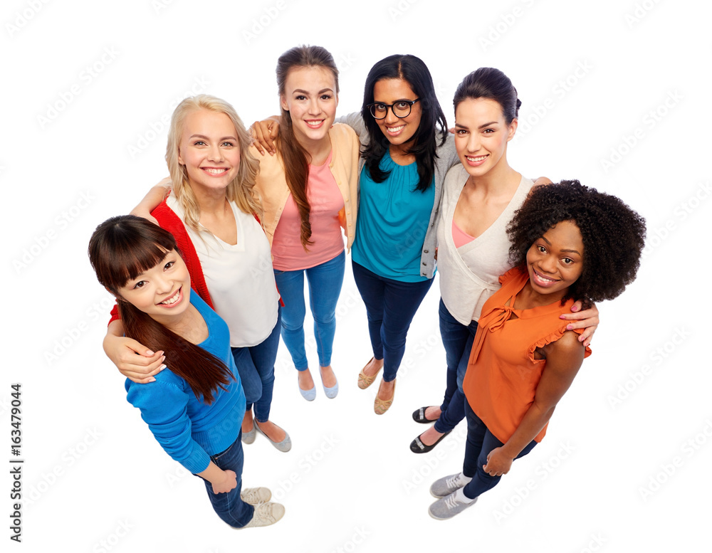international group of happy smiling women Stock Photo | Adobe Stock