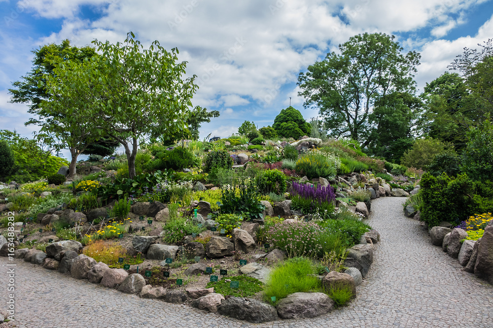 The Botanical Gardens in Copenhagen, Denmark. The Botanical Garden is a ...