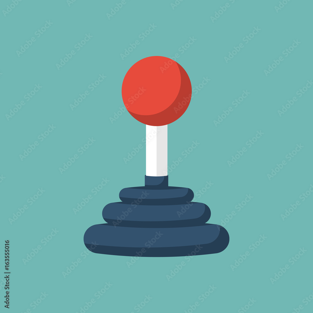 Joystick Control concept. Joystick arcade. Controls lever gamepad ...