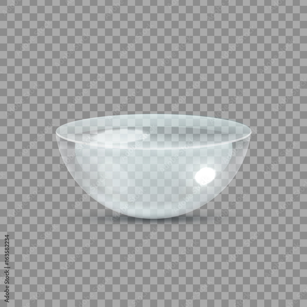 Vector isolated realistic eye contact lens on the transparent ...