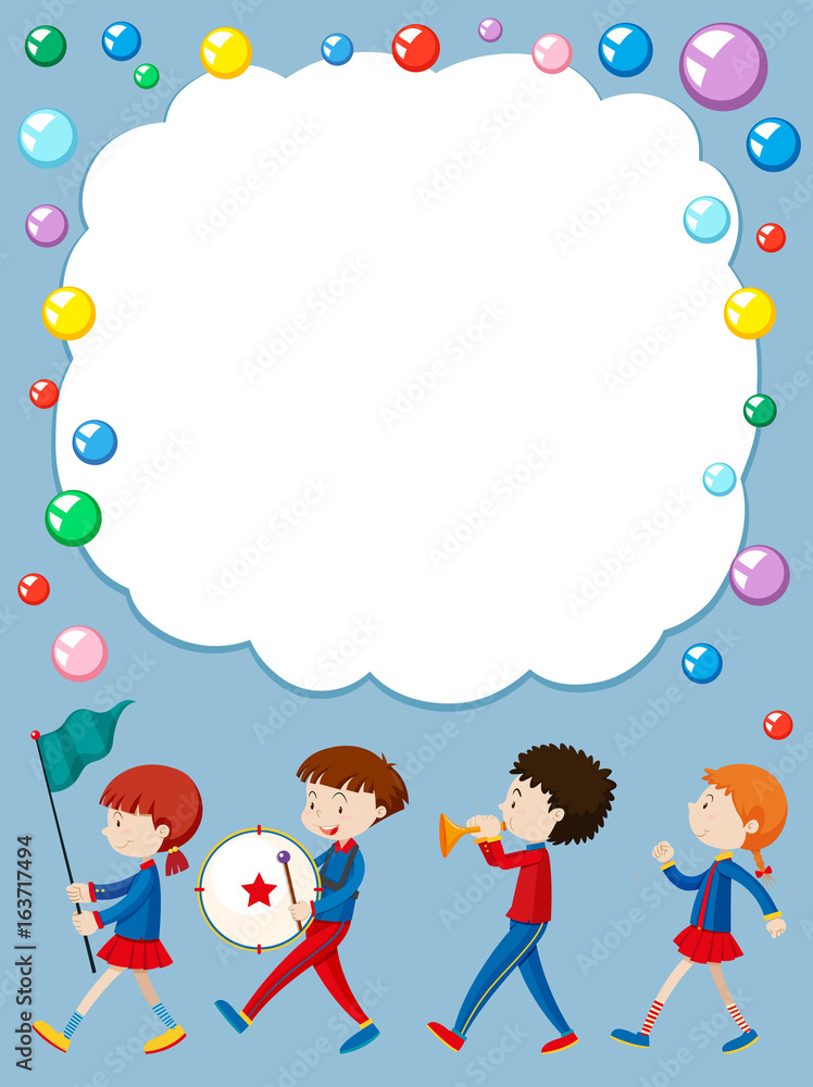 Kids School Border
