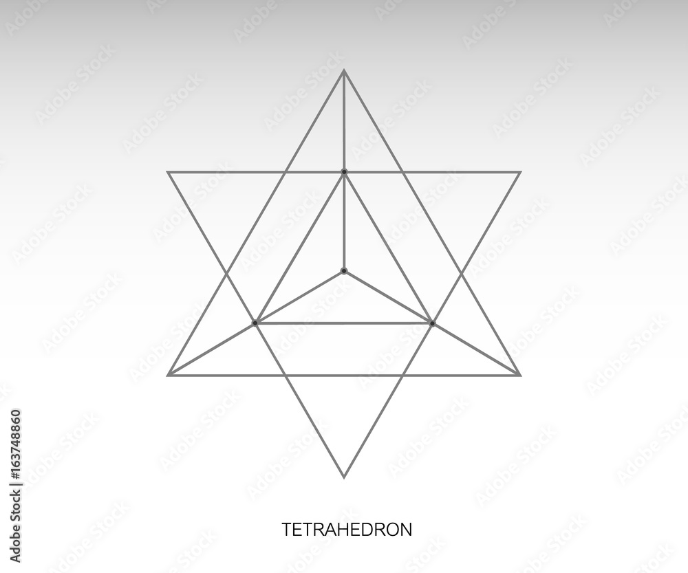 Star tetrahedron icon Stock Vector | Adobe Stock