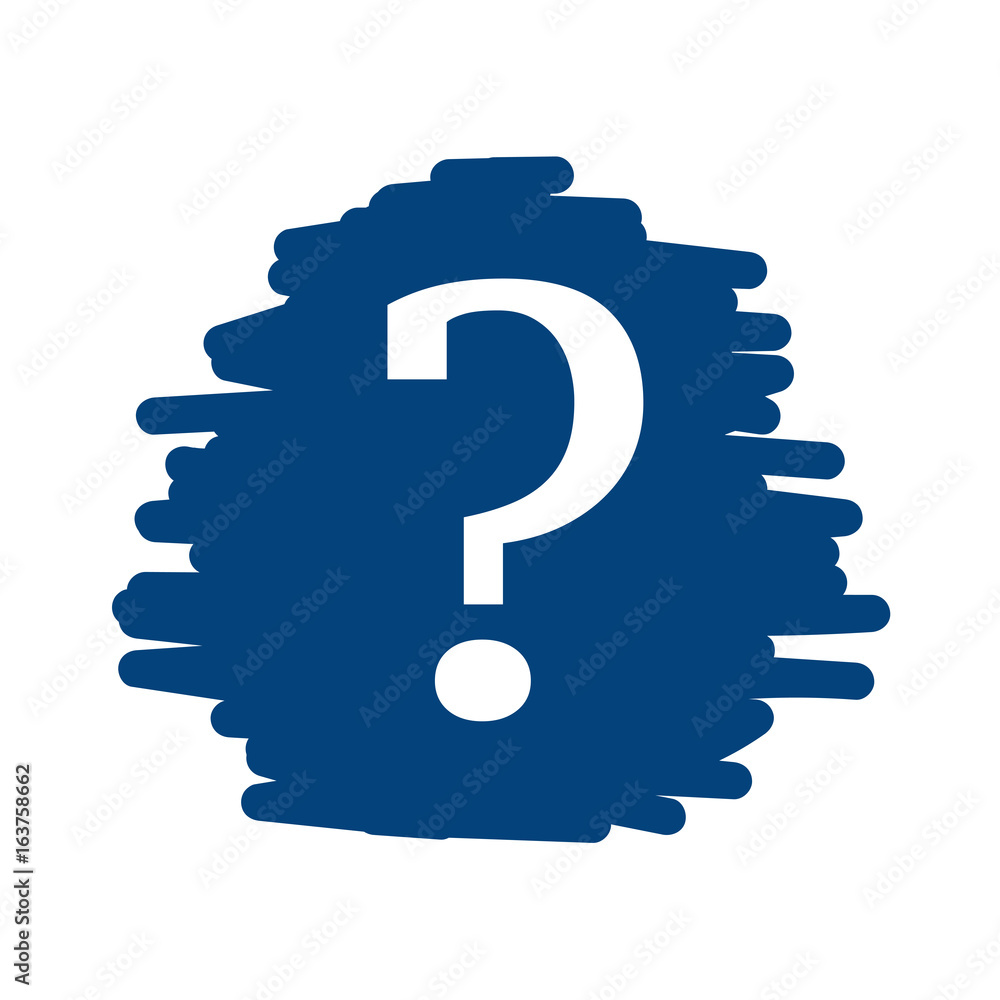 Fragezeichen - Handgezeichnete Linien Stock Vector | Adobe Stock