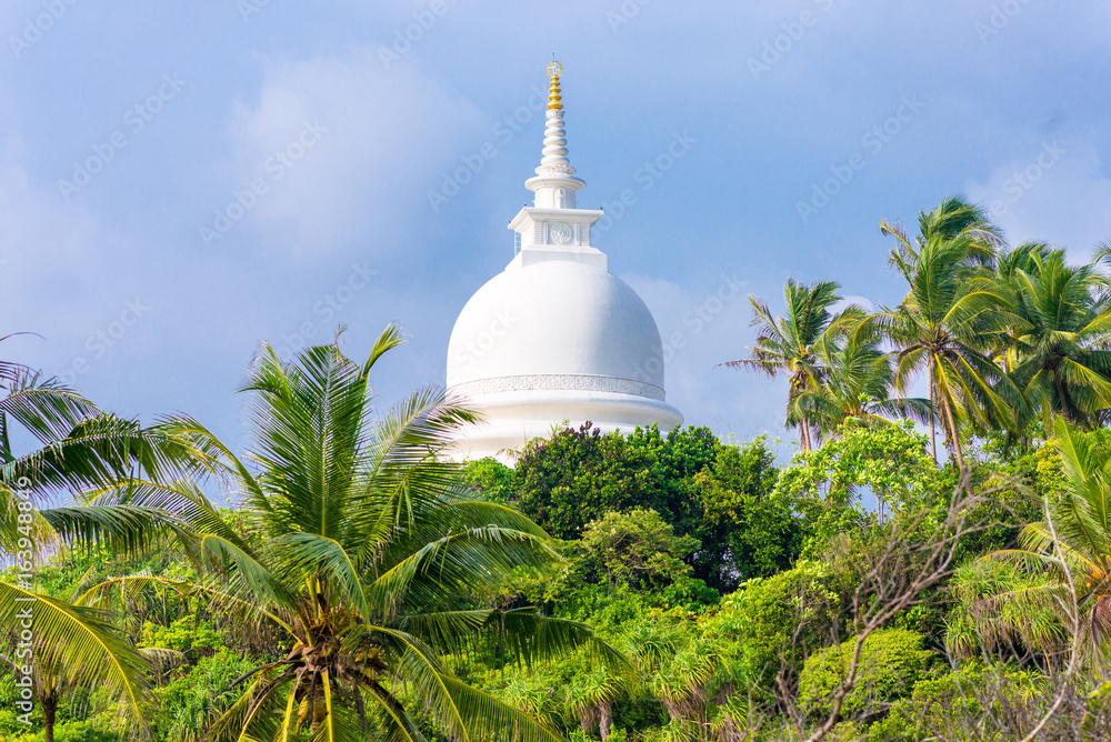 The hemispherical dome named Stupa, from the Japanese Peace Pagoda on ...