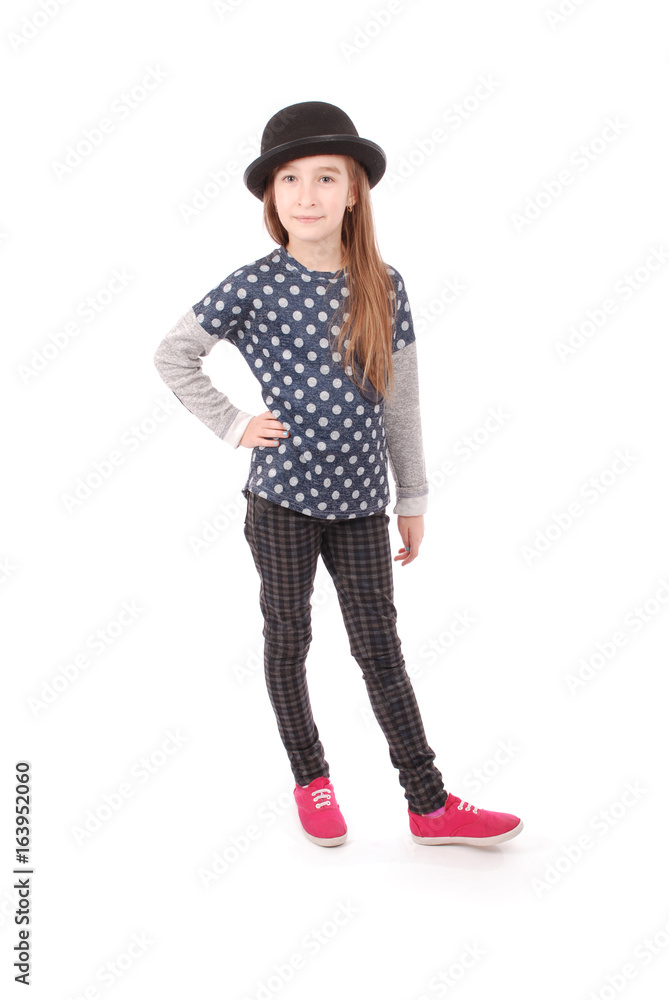 Foto Stock Portrait smiling little girl | Adobe Stock Foto Stock Portrait smiling little girl | Adobe Stock