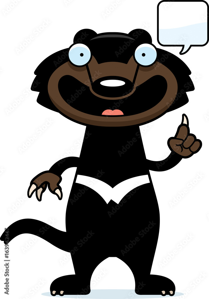 Cartoon Tasmanian Devil Talking Stock Vector | Adobe Stock