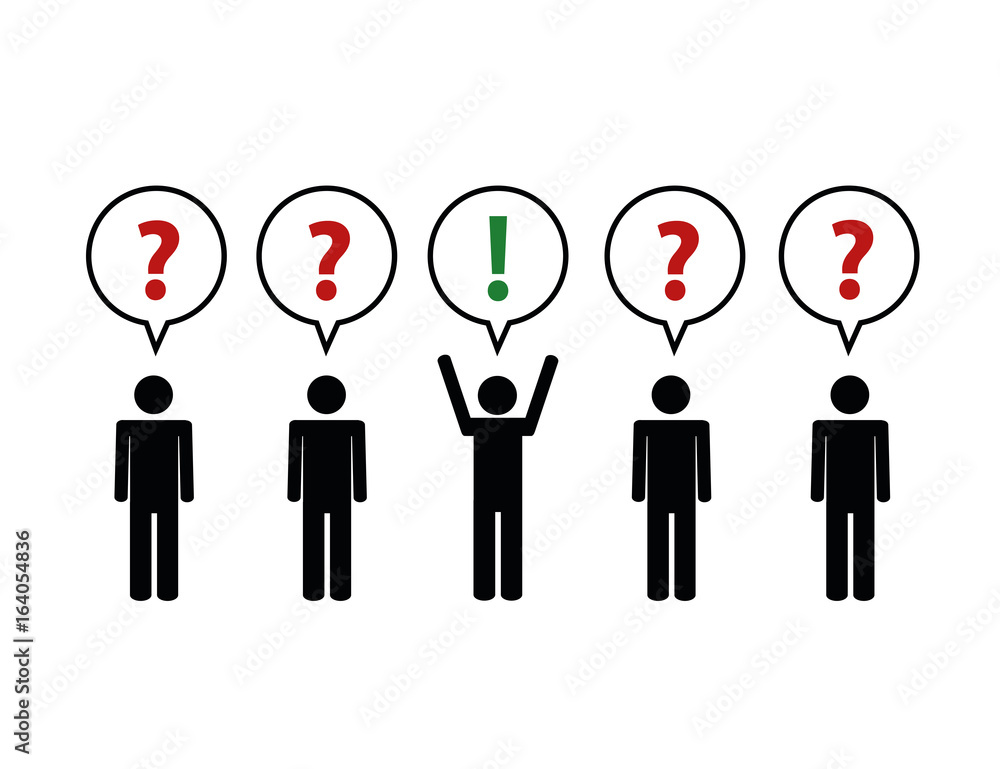 teamwork einer hat die idee piktogramm Stock-Vektorgrafik | Adobe Stock