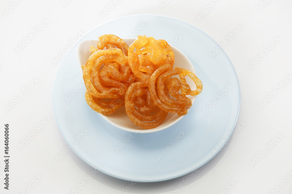Indian Sweet Jalebi or Jalabi Stock Photo | Adobe Stock