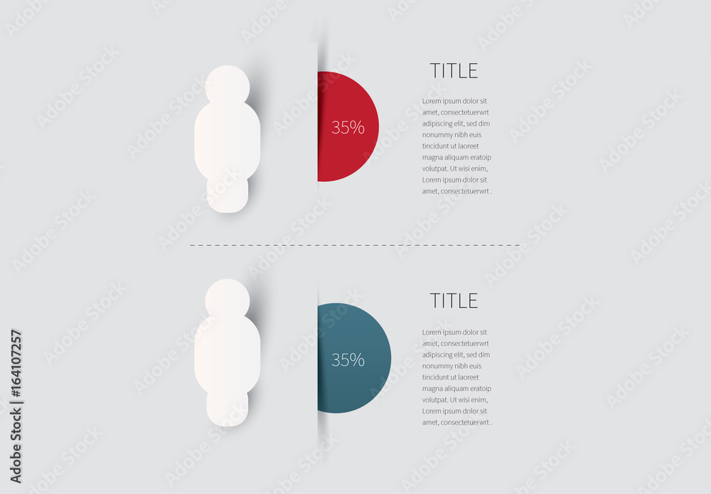 Infographic comparison layout Stock Template | Adobe Stock