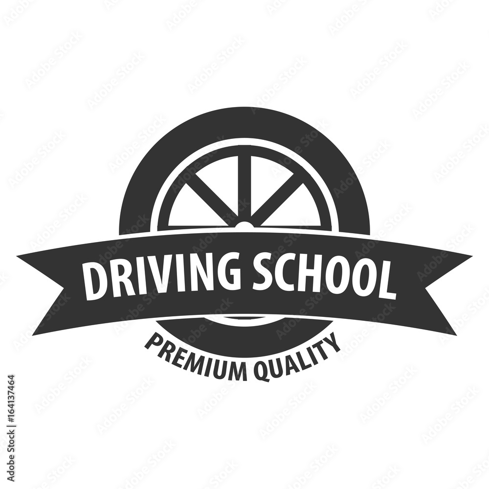 Driving school logo and emblem template. Auto education. Vector ...